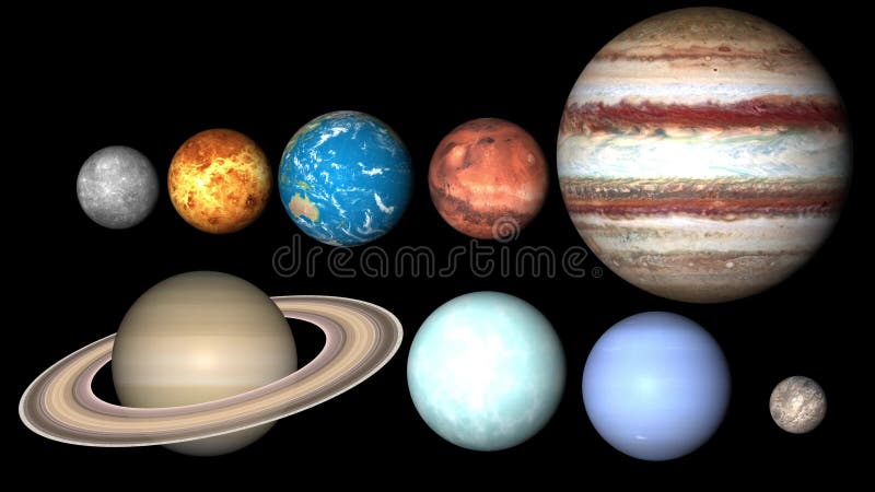 All Planets of Solar System Stock Footage - Video of object, glow ...