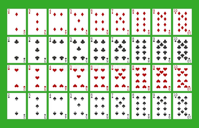 All playing cards stock vector. Illustration of card - 117516998