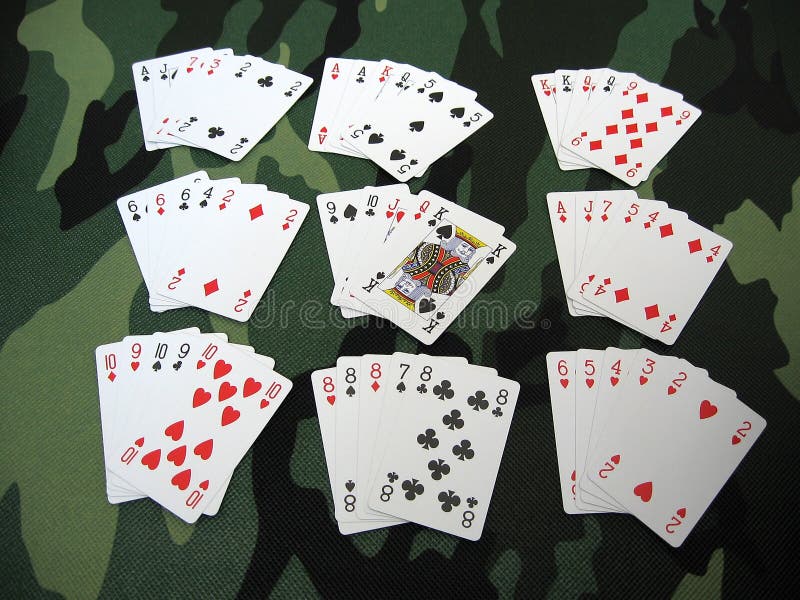 All poker stock photo. Image of hidden, pairs, camouflage - 2444014