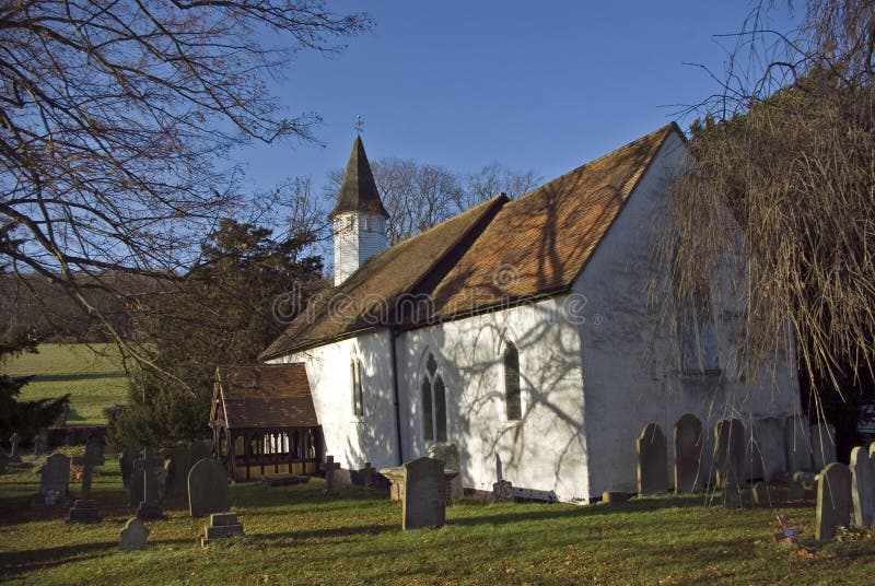 All Saints Church at Ulcombe Kent Stock Image - Image of english ...
