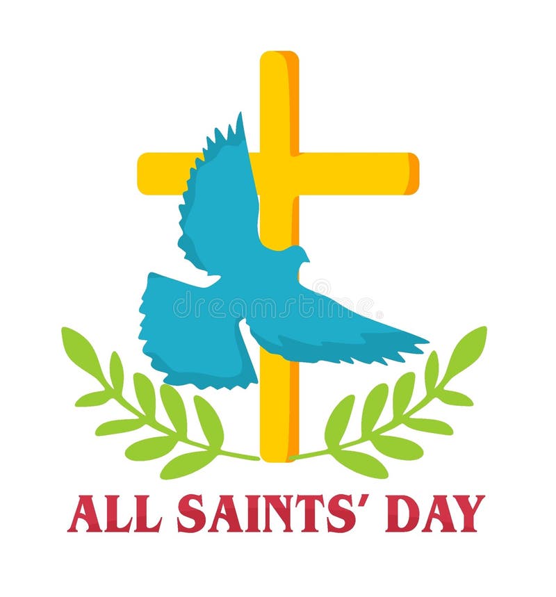 All Saints Day Vector Illustration Stock Vector - Illustration of ...