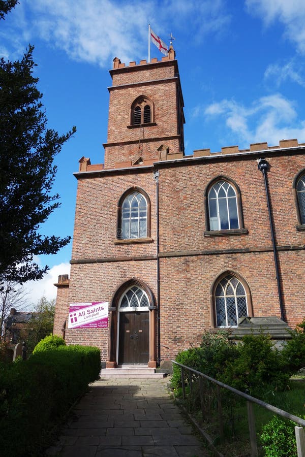 Liverpool Parish Church. editorial stock photo. Image of european ...