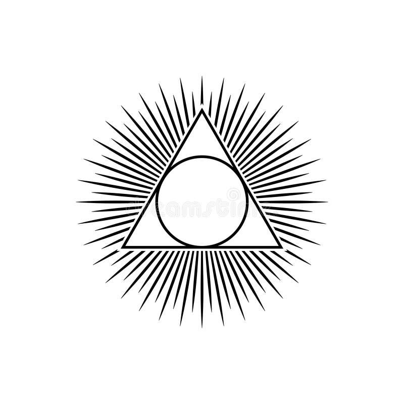 All-seeing Eye, in the Middle of Stormy and Turbulent Sky Stock ...