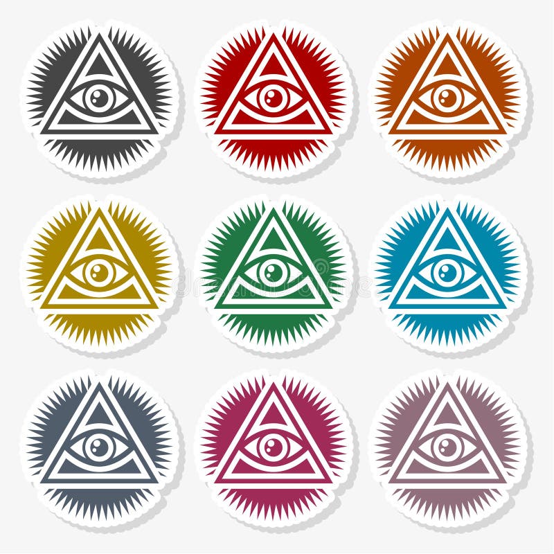All Seeing Eye - Illustration Stock Vector - Illustration of healthy ...