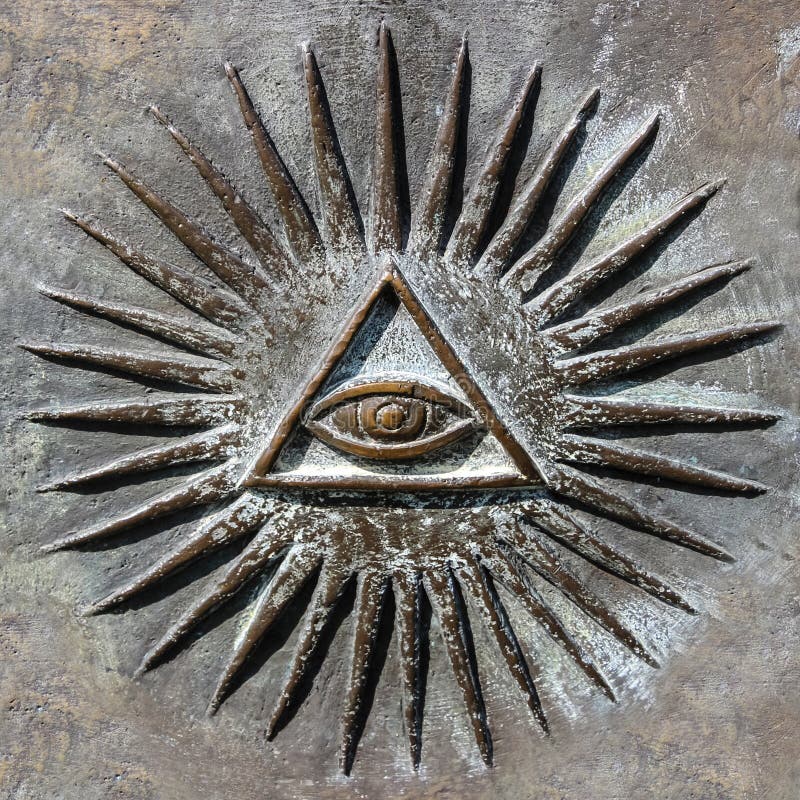 All Seeing Eye stock image. Image of finance, elite - 102056395