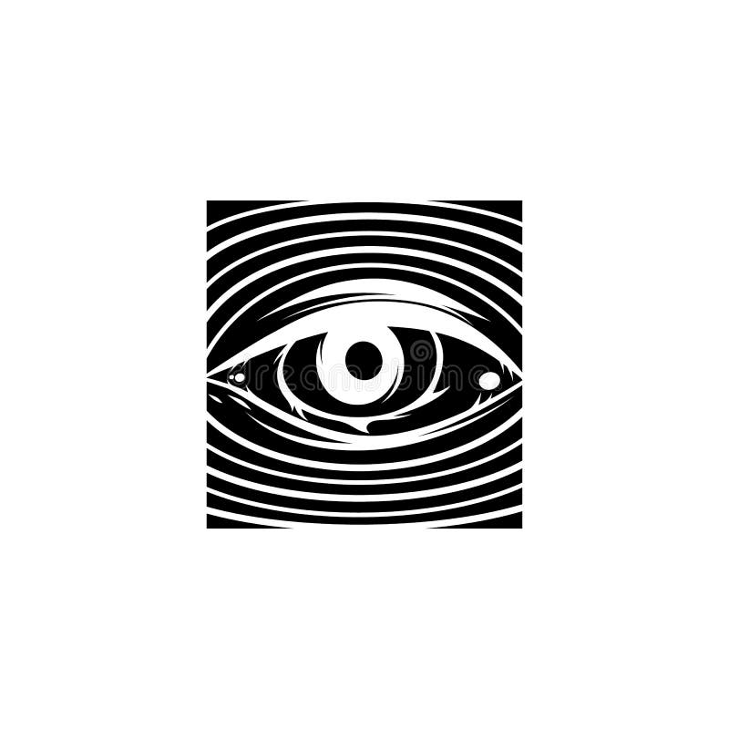 All Seeing Eye Theme Logo Template Stock Vector - Illustration of ...