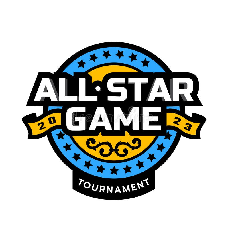 All Stars Game Logo, Emblem. Vector Illustration. Stock Vector ...