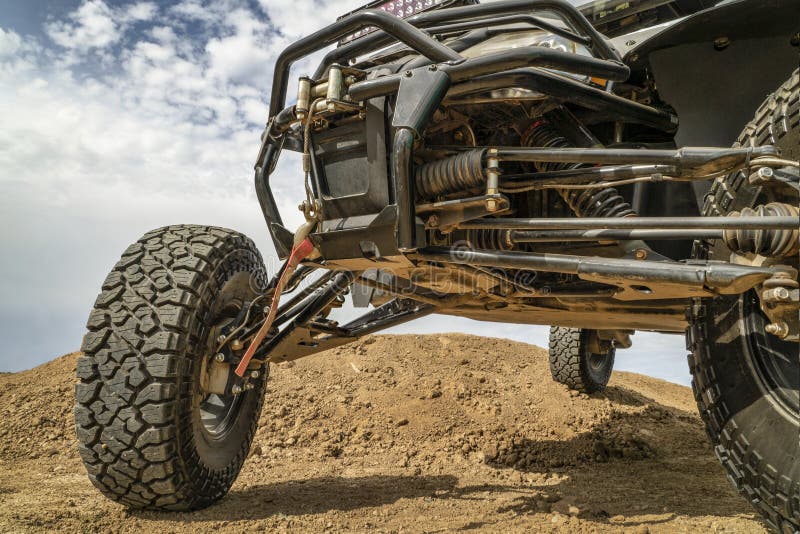 All Terrain Vehicle, ATV, in a Desert Stock Photo - Image of metal ...