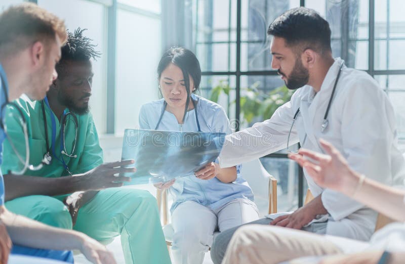 Group of Doctors and Nurses Concept Teamwork in Hospital for Success ...