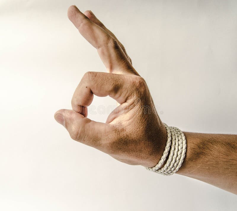 The Human Hand Controls the Puppet with the Fingers Attached To Them ...