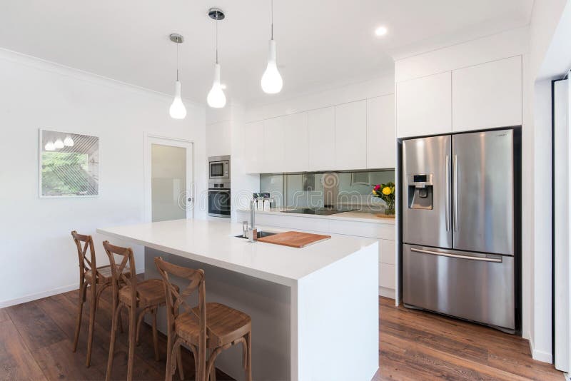 Modern Kitchen stock image. Image of kitchen, australia - 160099489