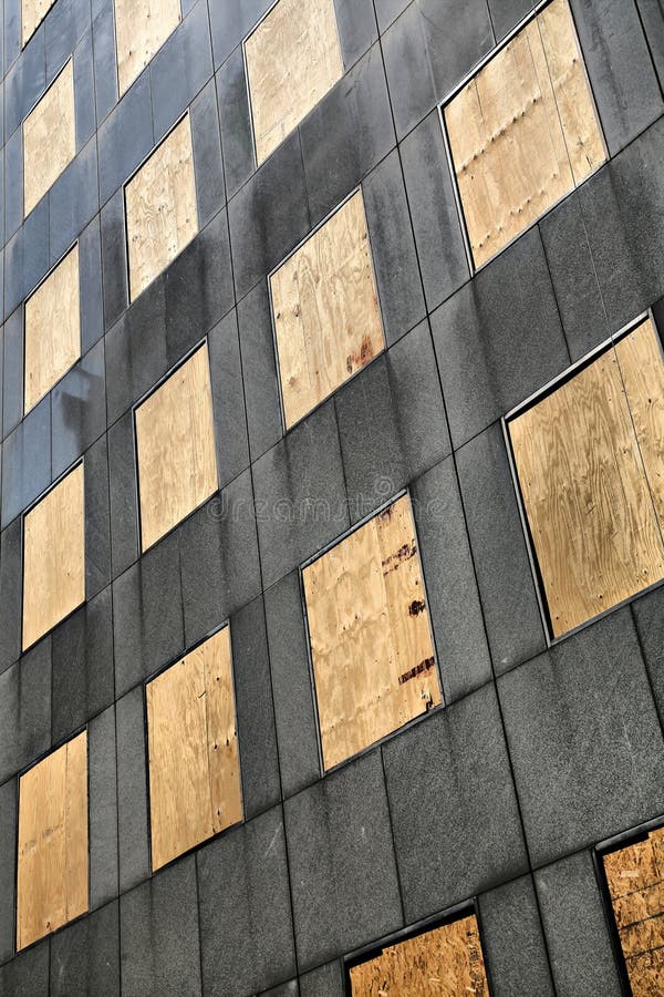 All windows boarded up stock photo. Image of houston, interesting - 8579916