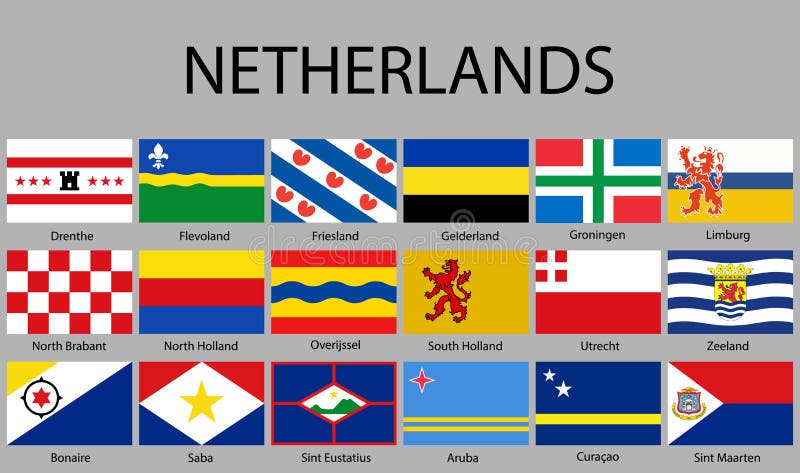 Alla Flaggor Av Regioner Polen Stock Illustrationer - Illustration av ...