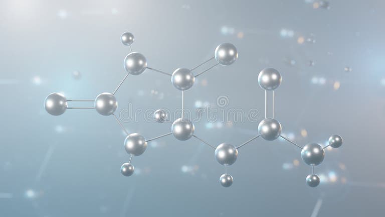 Allantoin Molecular Structure, 3d Model Molecule, 5-ureidohydantoin ...
