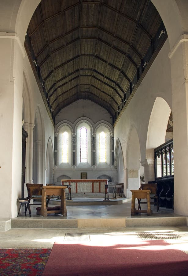 Alle Heilig-Kirche Bei Ulcombe Kent Stockfoto - Bild von kent ...