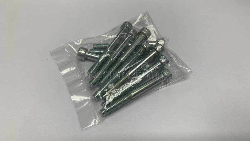 Allen Head or Bolt on Packaging Stock Image - Image of close, iron ...