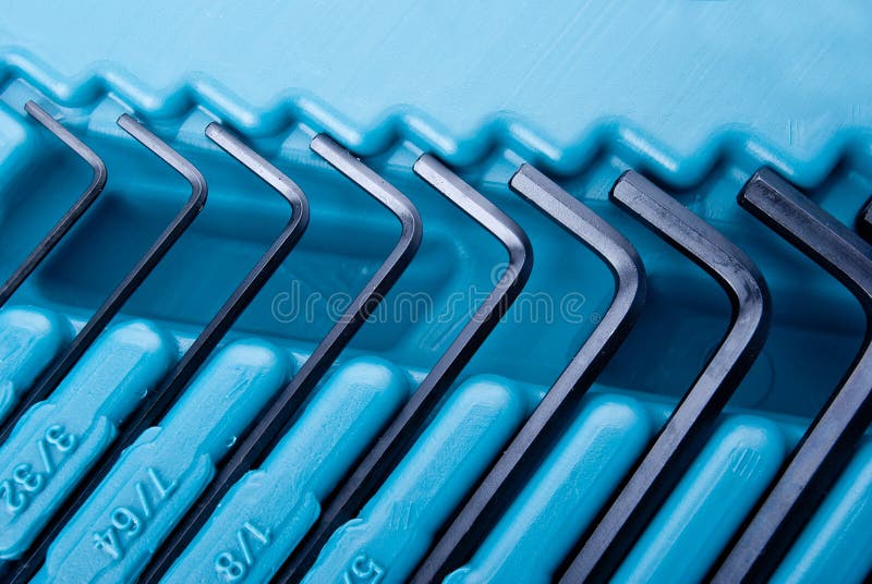 Allen hex keys stock photo. Image of improvement, repairing - 43572734