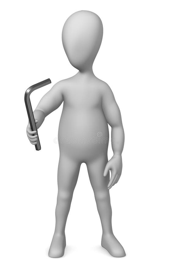 Allen key stock illustration. Illustration of message - 13218588