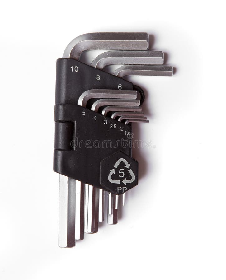Allen key set stock photo. Image of implement, objects - 12440564