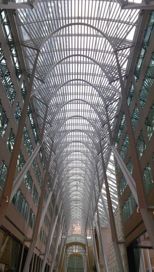 Allen Lambert Galleria in Brookfield Place, Toronto Editorial Image ...