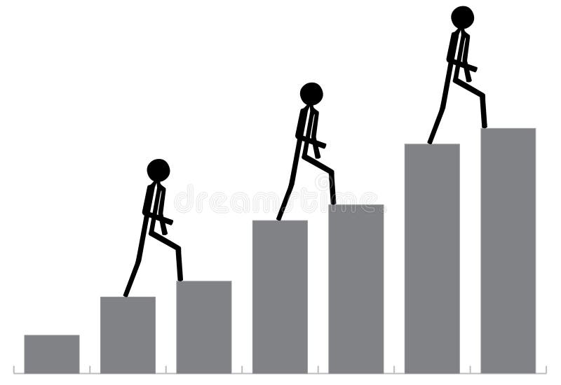 Aller vers le haut dessin illustration de vecteur. Illustration du ...