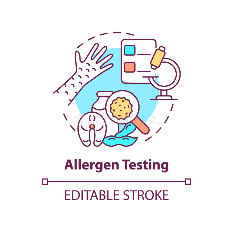 Allergy Food Testing Stock Illustrations – 49 Allergy Food Testing ...