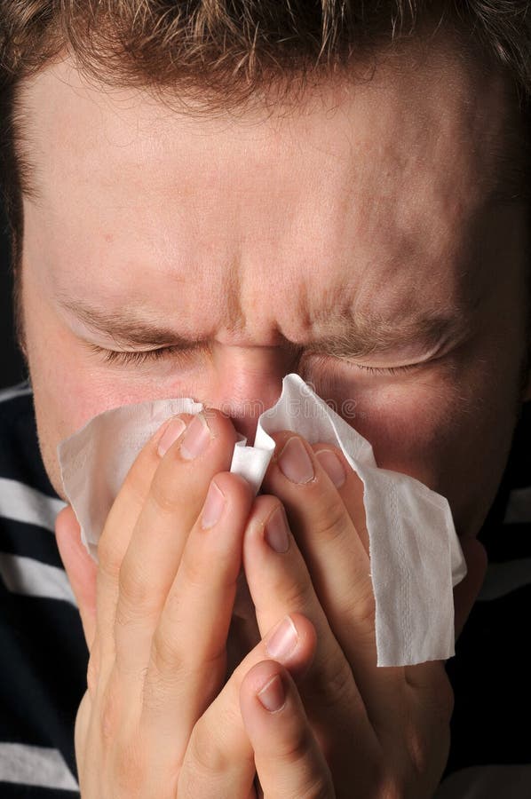 Allergies cold flu stock photo. Image of fingers, congested - 9219036