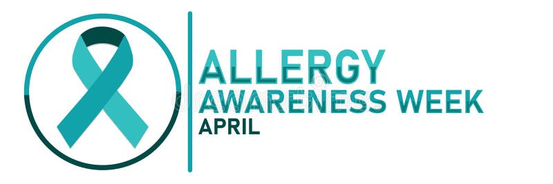 Allergy Awareness Week April Stock Vector - Illustration of sensitivity ...