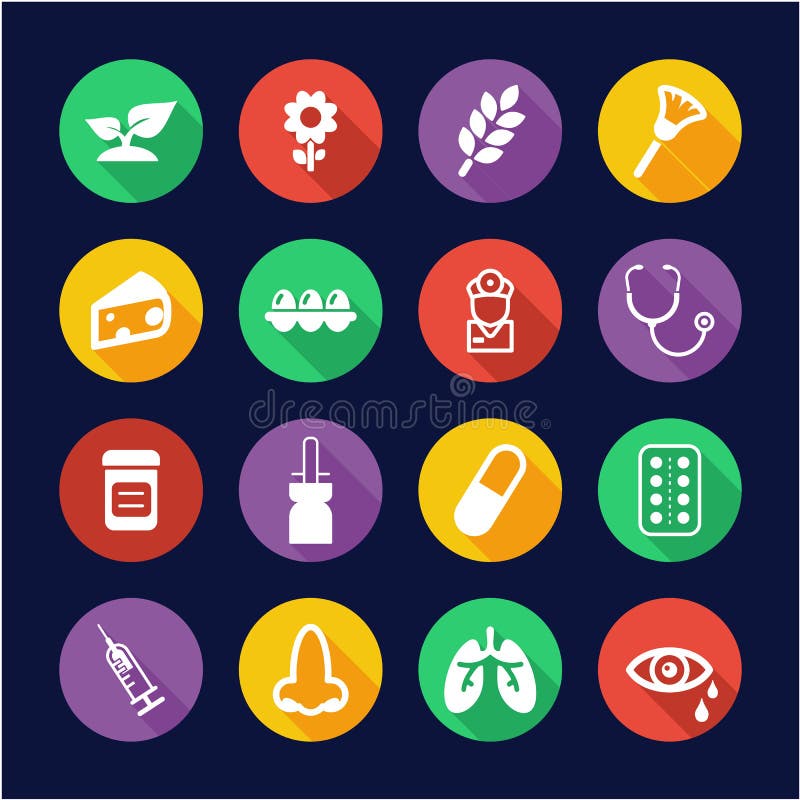 Hypersensitivity Icons Stock Illustrations – 93 Hypersensitivity Icons ...