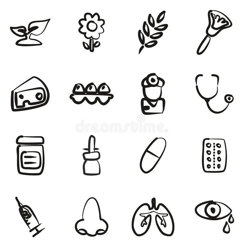 Hypersensitivity Icons Stock Illustrations – 93 Hypersensitivity Icons ...