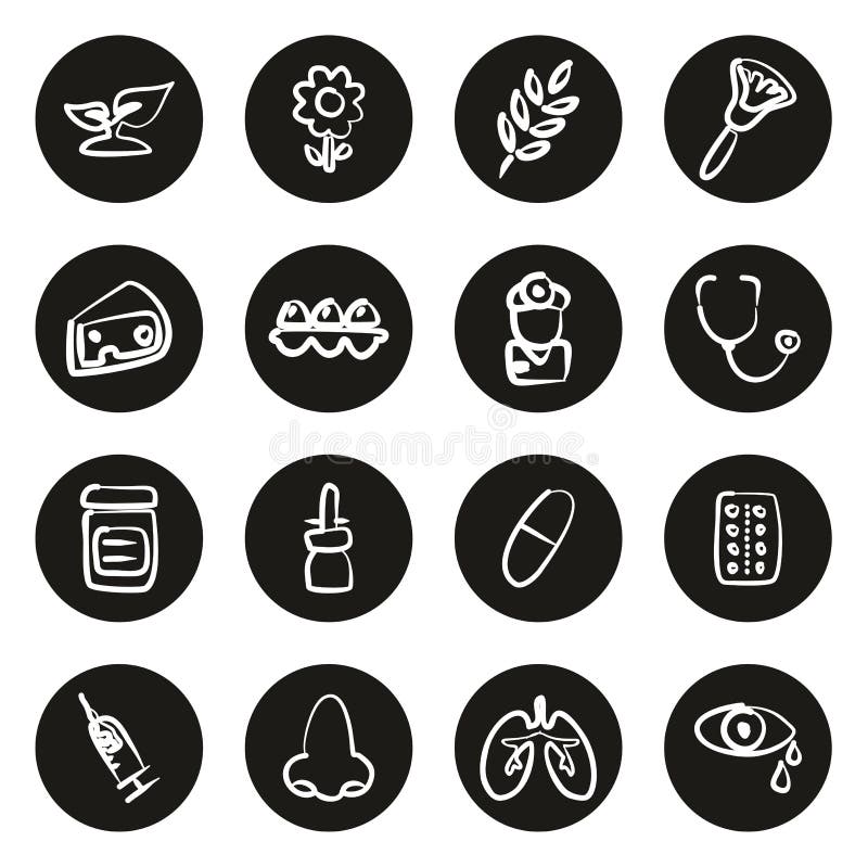 Hypersensitivity Icons Stock Illustrations – 93 Hypersensitivity Icons ...