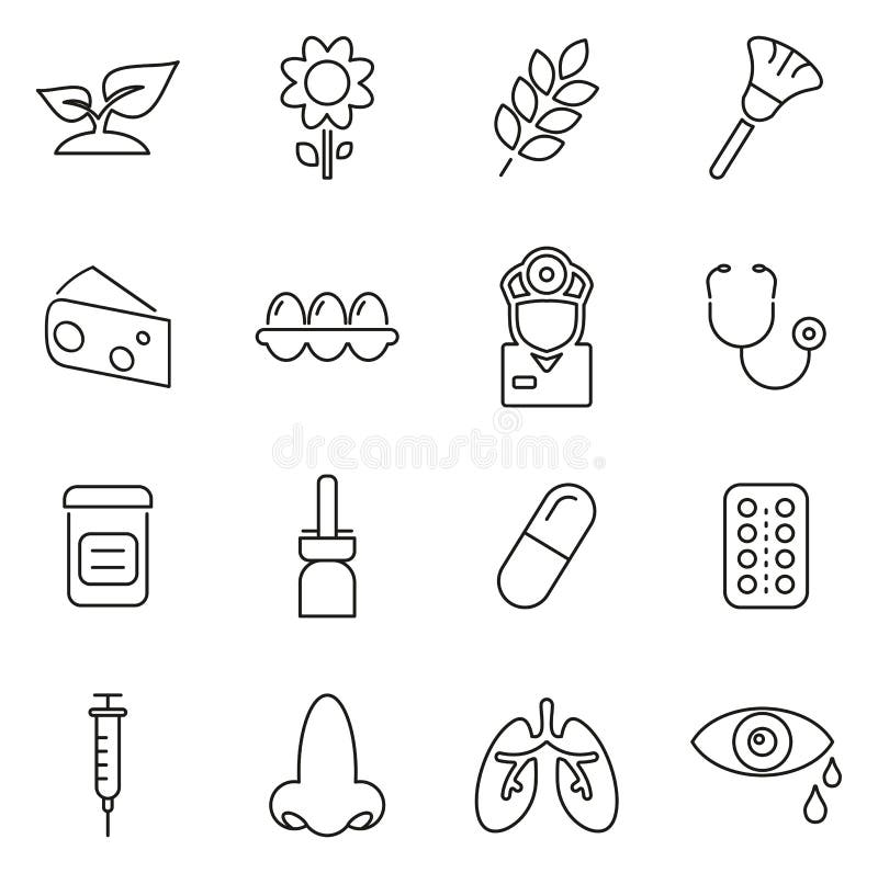 Hypersensitivity Icons Stock Illustrations – 93 Hypersensitivity Icons ...