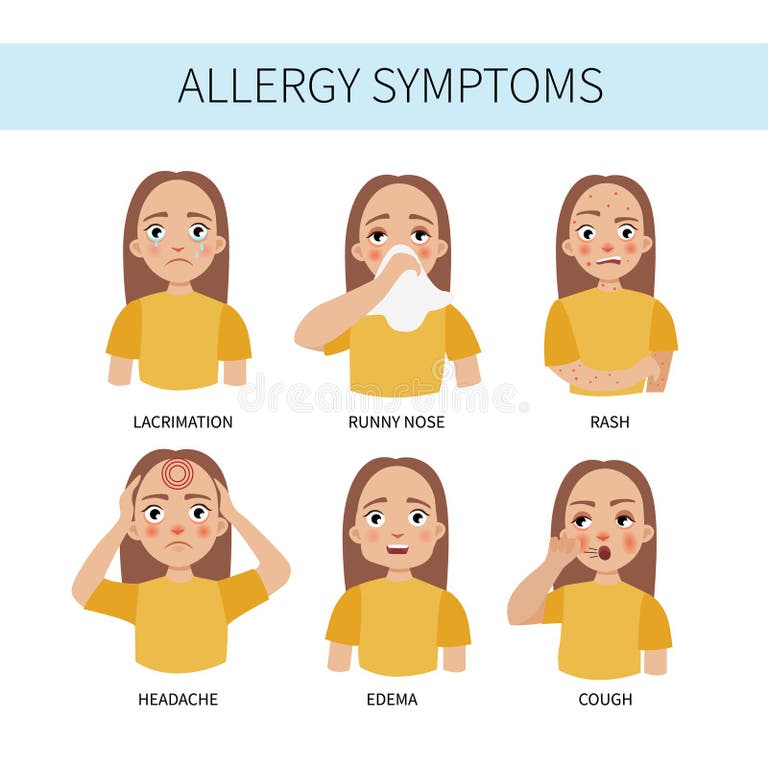 Allergy Infographic Stock Illustrations 3 454 Allergy Infographic