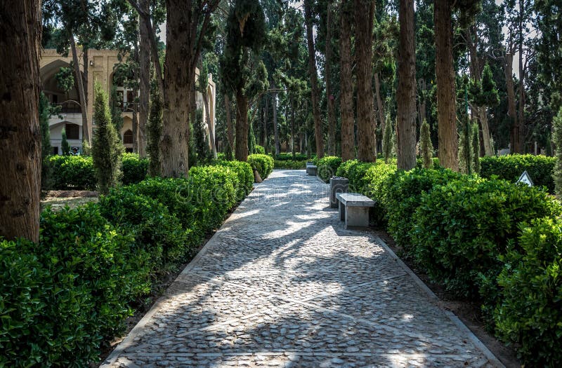 Fin Garden in Kashan, Iran stock photo. Image of kabir - 266586410 Fin Garden in Kashan, Iran stock photo. Image of kabir - 266586410