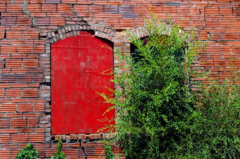 Alley Window stock image. Image of boarded, exterior - 11159643
