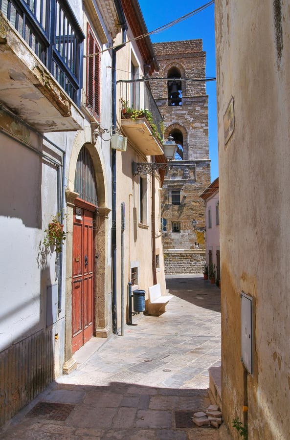 Alleyway. Acerenza. Basilicata. Italy. Stock Image - Image of ancient ...