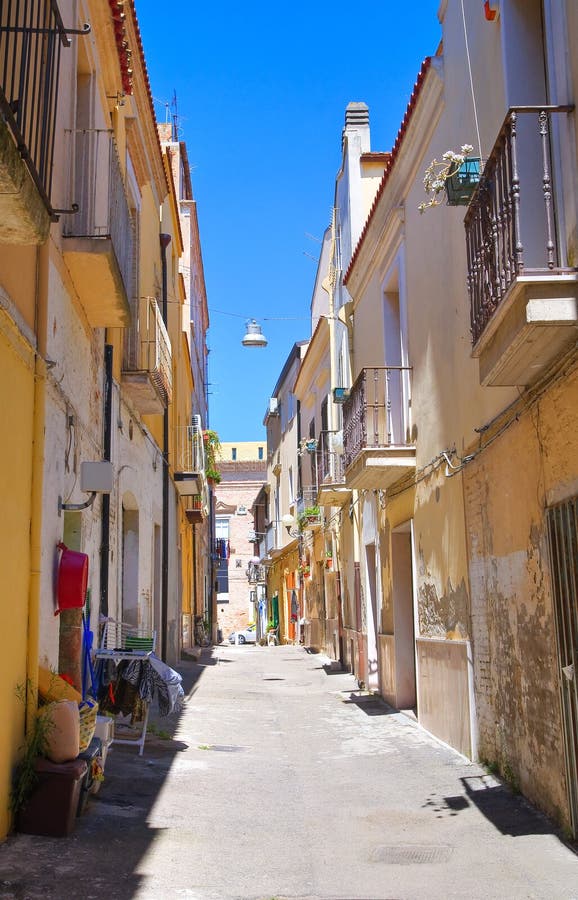 Alleyway. Acerenza. Basilicata. Italy. Stock Photo - Image of home ...