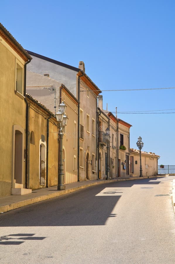 Alleyway. Acerenza. Basilicata. Italy. Stock Photo - Image of ...