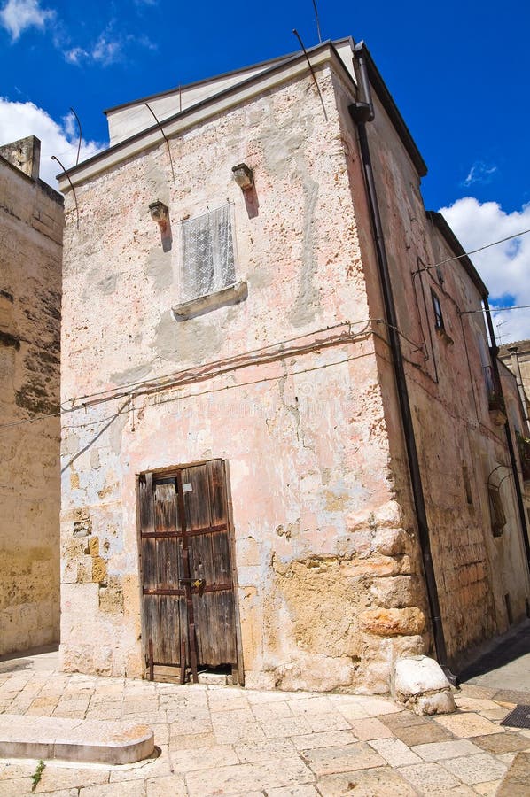 Alleyway. Altamura. Puglia. Italy. Stock Image - Image of building ...