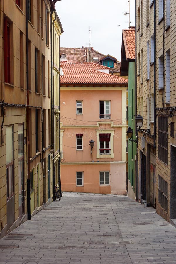 Small Alleyway in the Mediterranean, Menton France Editorial Photo ...