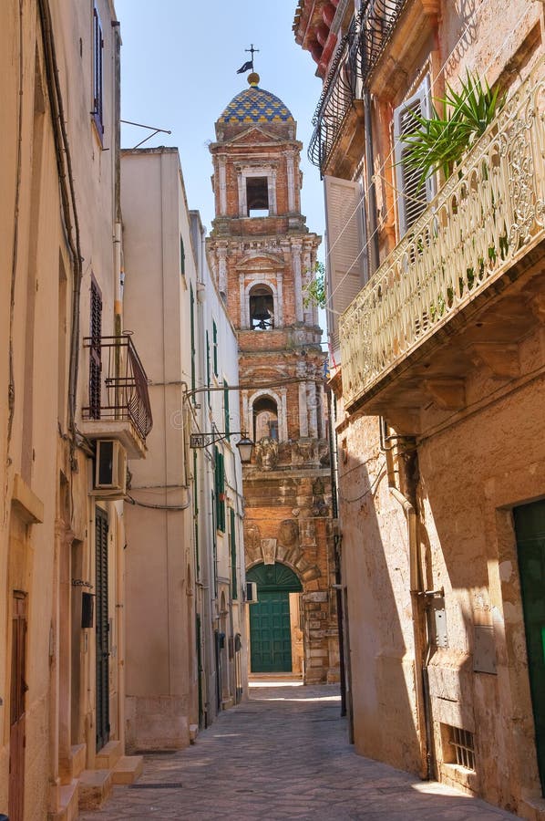 Alleyway. Conversano. Puglia. Italy. Stock Image - Image of ancient ...