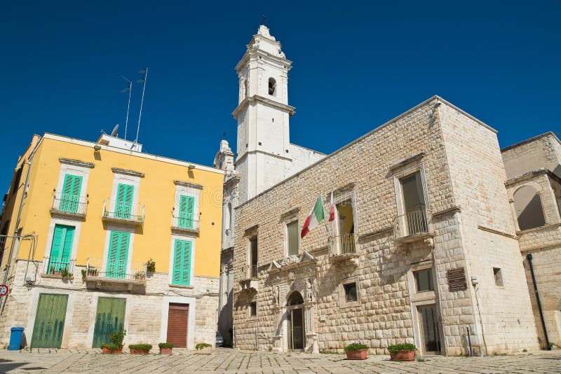 Alleyway. Molfetta. Puglia. Italy. Stock Photo - Image of monumental ...
