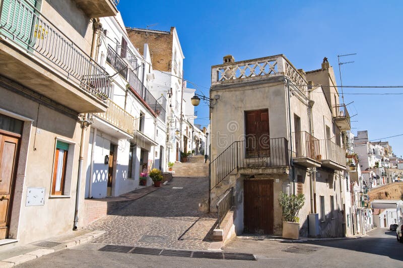 Alleyway. Pisticci. Basilicata. Italy. Stock Photo - Image of building ...