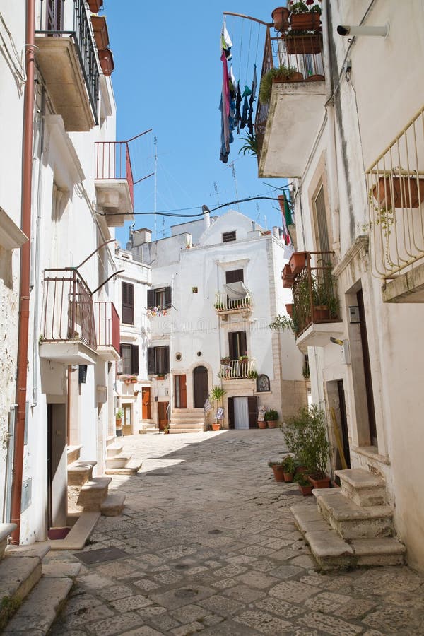 Alleyway. Putignano. Puglia. Italy. Stock Image - Image of city ...