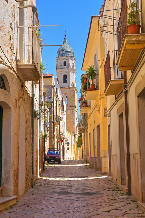 Alleyway. San Severo. Puglia. Italy. Stock Image - Image of ...