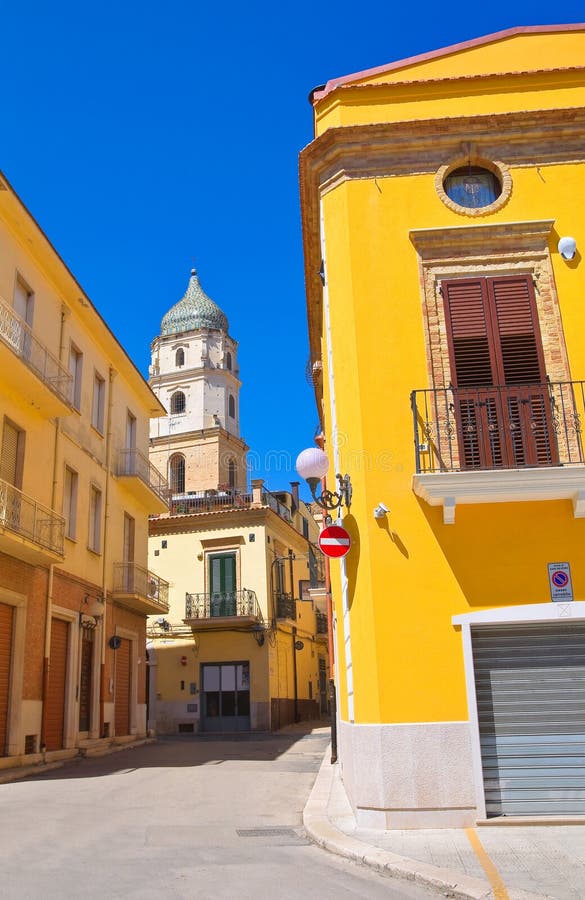 Alleyway. San Severo. Puglia. Italy. Stock Image - Image of church ...