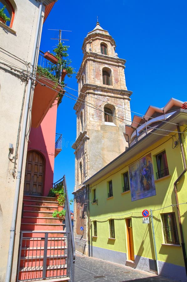 Alleyway. Satriano Di Lucania. Italy. Editorial Image - Image of ...