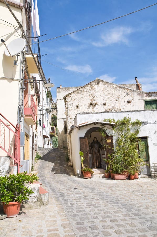 Alleyway. Tursi. Basilicata. Italy. Stock Image - Image of city ...