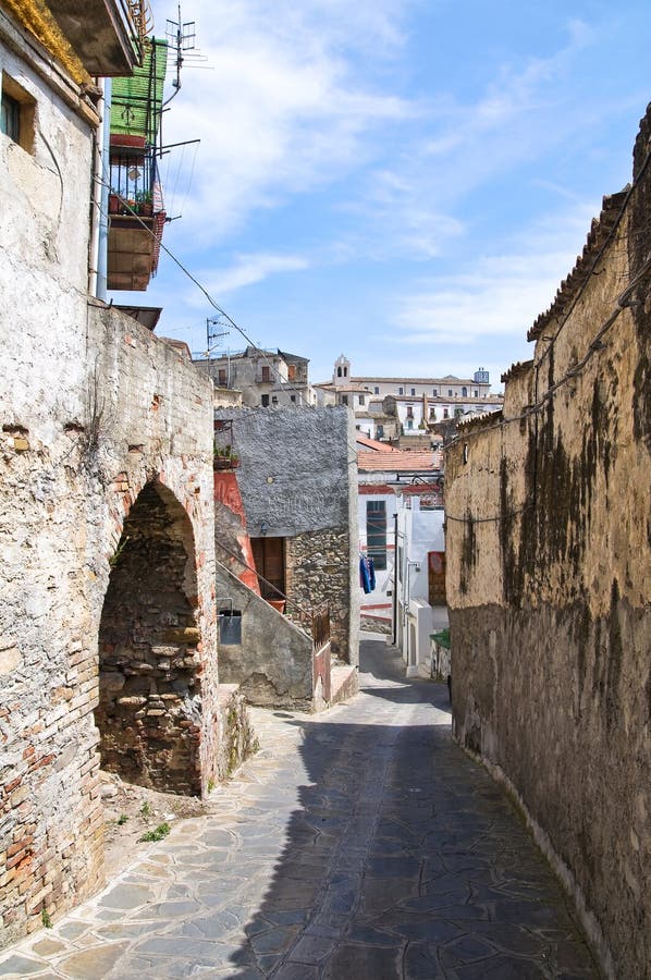 Alleyway. Tursi. Basilicata. Italy. Stock Photo - Image of door ...