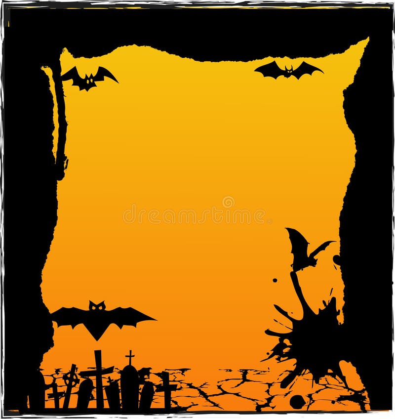 Halloween inbjudan vektor illustrationer. Illustration av teckning ...